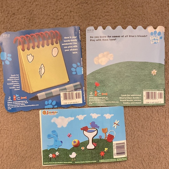 Nickelodeon | Toys | Vintage 9s Blues Clues Sticker Album And Kids ...